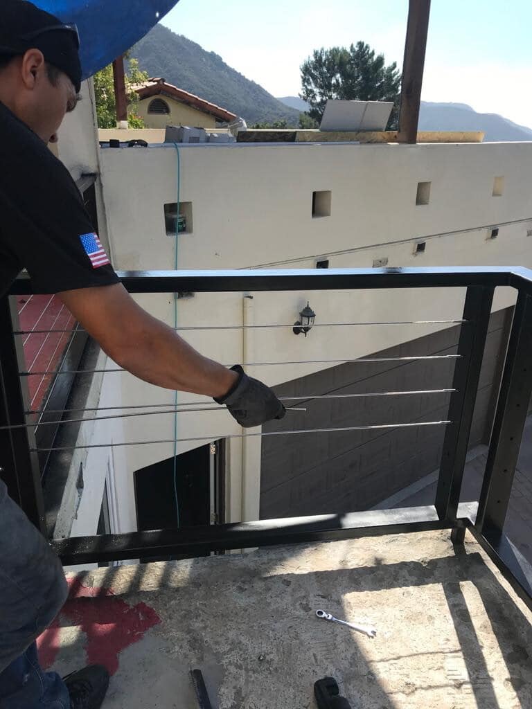 Cable Railings and Staircase Railing Ideas - OT Gates and Fence Repair